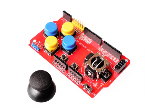 Joystick Shield Uno Expansion Board Analog Keyboard and Mouse Function - שיא מערכות