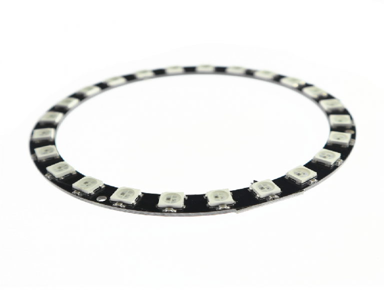 RGB LED Ring 24 Bits LEDs WS2812 5050 RGB - שיא מערכות