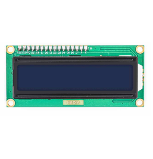 LCD1602+I2C LCD 1602 module Blue - שיא מערכות