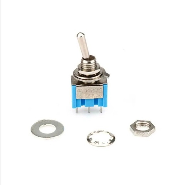 מתג - MTS-103 3-Pin 6A 125VAC Miniature Toggle Switch - שיא מערכות